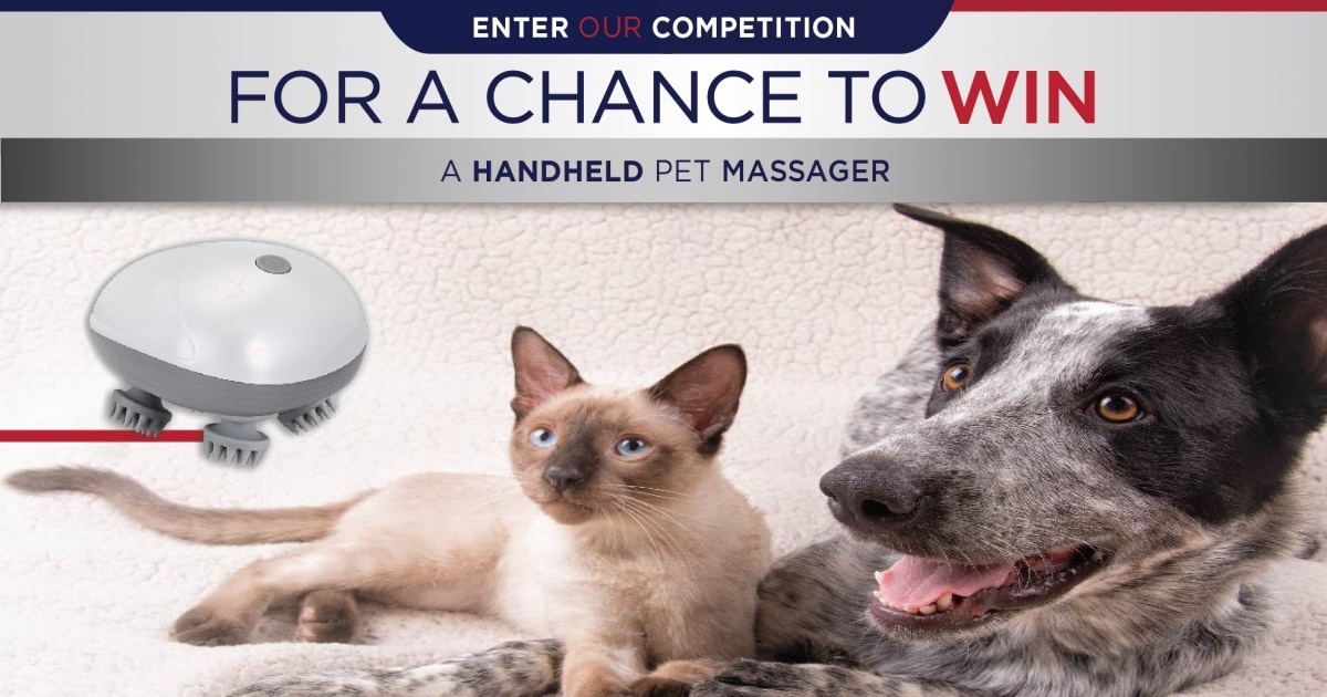 WIN a Handheld Pet Massager - 2024 | PetlifeCA™